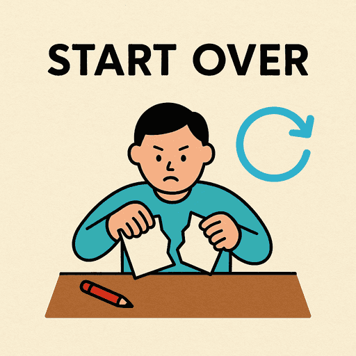 start over meaning and examples | Developer's blog