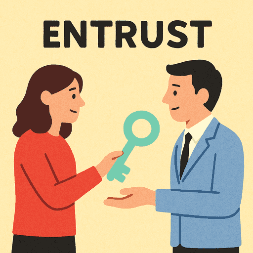 entrust meaning and examples | Developer's blog