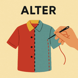 alter meaning and examples | Developer's blog